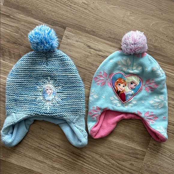 Disney | Other | Disney Frozen Themed Kids Winter Hats Bundle | Poshmark